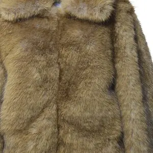 MSGM Fur Coat - Marrone