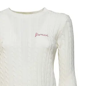 Fiorucci Cable Knit Crewneck Sweater