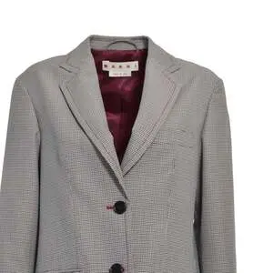 Marni Single-breasted Houndstooth Blazer