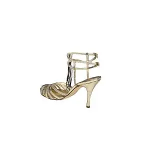 CABECEO Braided Cage Stiletto Sandals