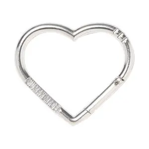 HUMAN MADE Heart Carabiner Clip - Silver