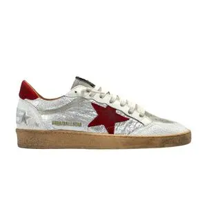 Golden Goose Silver Tone Shoes For Men
