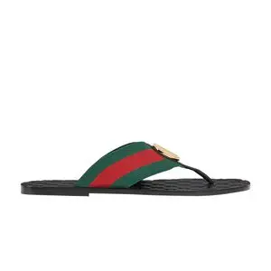 Gucci Riviera Thong Sandal - Black
