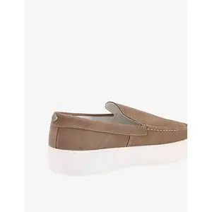 Steve Madden Leyton Suede Loafers - Beige