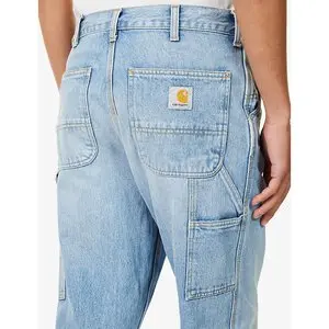 Carhartt Work In Progress Single Knee Denim Jeans - Blue