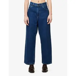 Carhartt Work In Progress Wide-leg Denim Jeans - Blue/washed