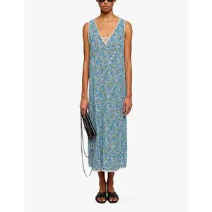 Zadig&Voltaire Renzo Floral-print Woven Midi Dress