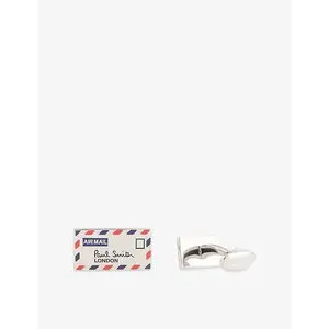Paul Smith Silver Tone Cufflinks & Tie Clips For Men