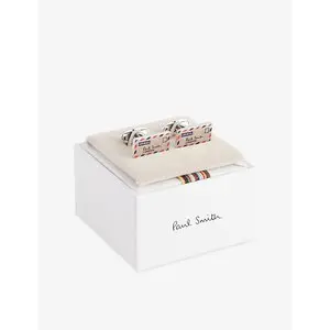 Paul Smith Airmail Branded Metal Cufflinks