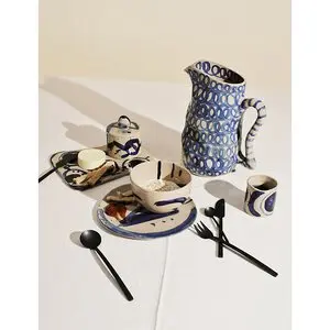 SERAX Sophia Set Of Four Ceramic Breakfast Plates