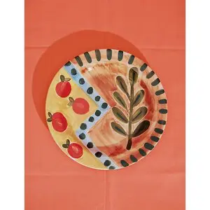 SERAX Santiago De Borja Dinner Plate 04 Stoneware Plates Set Of 2 - Mixed
