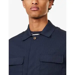 Eleventy Suede Shirt Jacket