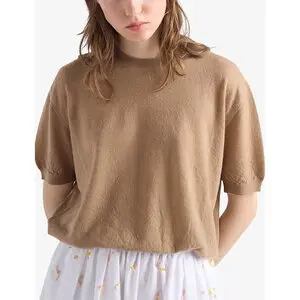 Prada Short-sleeved Cashmere Jumper