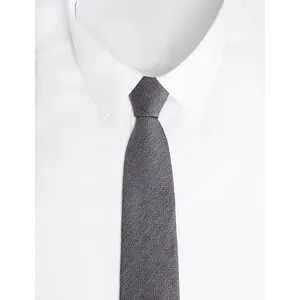 Paul Smith Textured Silk And Wool Neck Tie