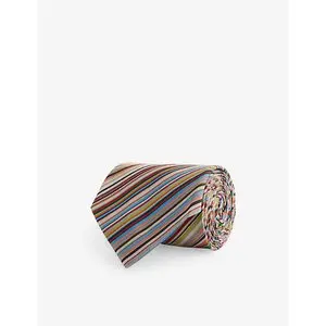 Paul Smith Signature Striped Silk Neck Tie - Multicolour