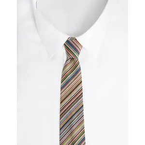 Paul Smith Signature Striped Silk Neck Tie - Multicolour