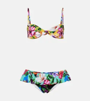 Dolce & Gabbana Floral Bikini Set - Multicoloured