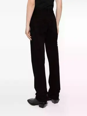 Amiri Logo-appliqué Straight-leg Jeans