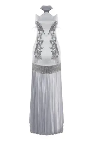 TUBA ERGIN Leon Mini Evening Dress With Detachable Maxi Skirt