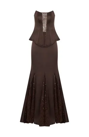 Tuba Ergin Sleeveless Evening Dresses