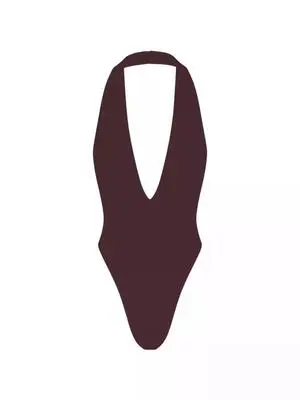 Myra Swim Ralph Halterneck Swimsuit - Brown