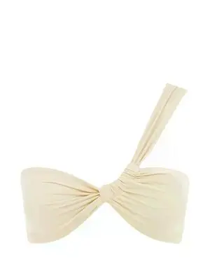 Myra Swim Enzo One-shoulder Bikini Top - Neutrals