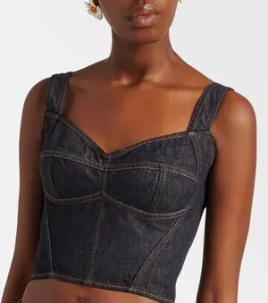 Dolce & Gabbana Denim Bustier