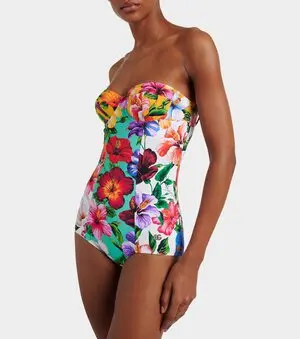 Dolce & Gabbana Floral One-piece Swimsuit