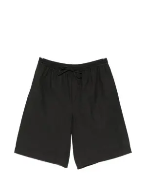 DUNST Cotton Blend Pajama Shorts - Black