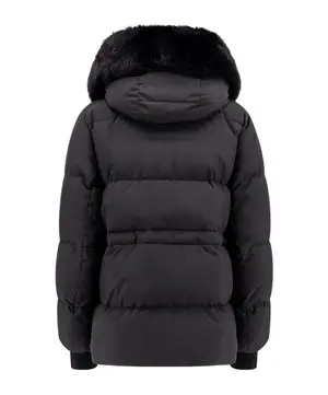 MOORER Attica-stp Short Down Jacket With Fur-trimmed Hood