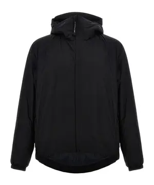 C.P. COMPANY Series Pertex Padded Hooded Jacket - Black
