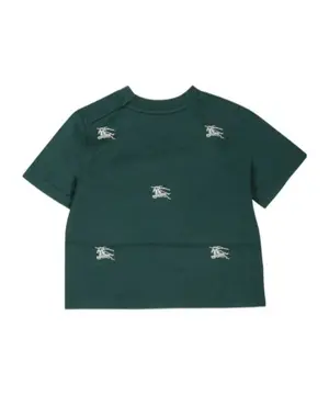 Burberry Cotton T-shirt With Equestrian Knight Embroidery