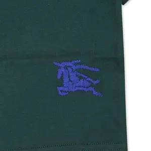 Burberry Cotton T-shirt With Equestrian Knight Embroidery