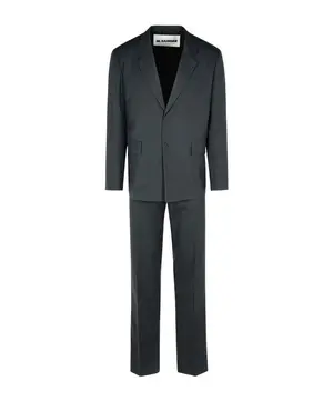 JIL SANDER Single-breasted Tailored Suit - Black