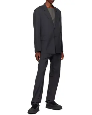 JIL SANDER Single-breasted Tailored Suit - Black