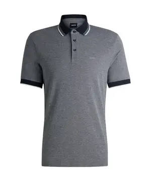 Hugo Boss Logo Embroidered Short-sleeved Polo Shirt