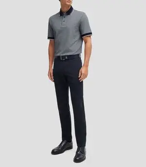Hugo Boss Logo Embroidered Short-sleeved Polo Shirt