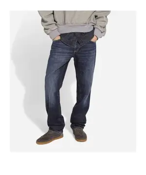 Dolce & Gabbana Dg Embroidered Stretch Cotton Jeans - Blue