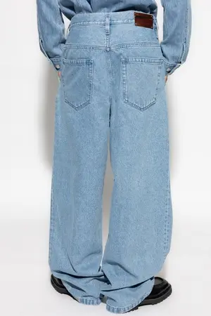 Dries Van Noten Belt Loop Jeans - Light Blue