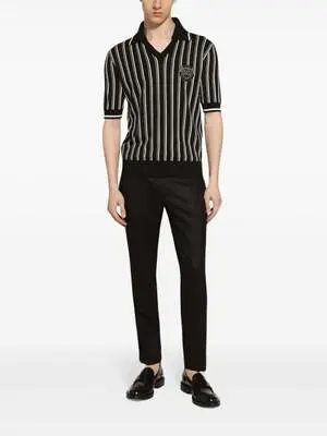 Dolce & Gabbana Tailored Flannel Pants With Fold Detail