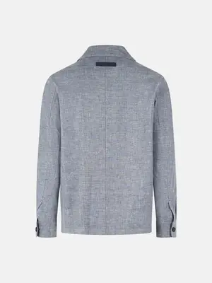 Zegna Button-up Flap-pocket Shirt - Gray