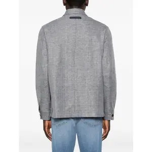 Zegna Button-up Flap-pocket Shirt