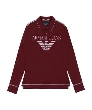 Emporio Armani Logo-detail Polo Shirt - Brown