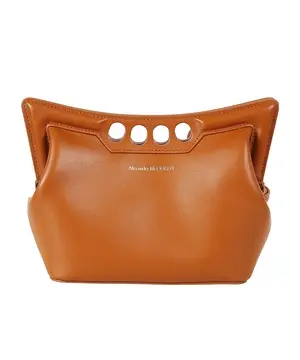 Alexander McQueen Knuckle Shoulder Bag - Brown