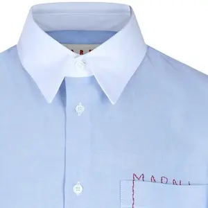 Marni Logo Embroidered Shirt