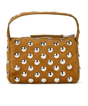 Khaite Elena Studded Tote Bag - Brown