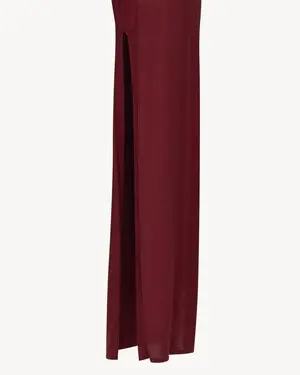 Saint Laurent Long Sleeve Crewneck Dress