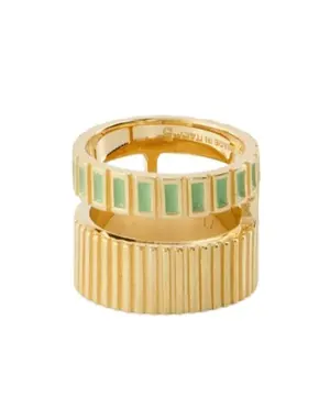 IVI Slot Stacked Ring - Yellow