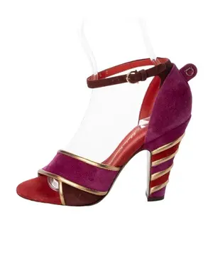 FERRAGAMO High-heeled Sandals With Logo Detail