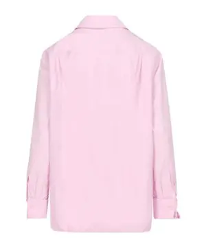 Loewe Belted Ruched Cotton Poplin Shirt
